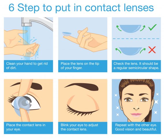 Safety Tips With Contact Lenses