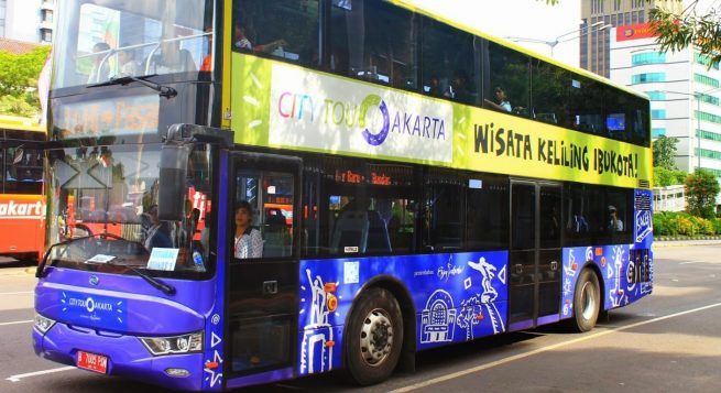 free buses for sightseeing Jakarta