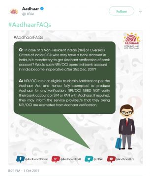 Top 3 Aadhaar Card related FAQs - Indoindians.com