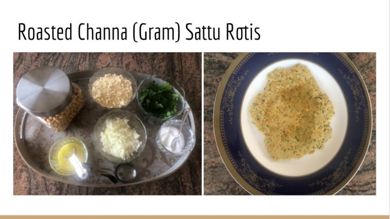 Roasted Channa (Sattu Roti) recipe by Monika Singhania - Indoindians.com