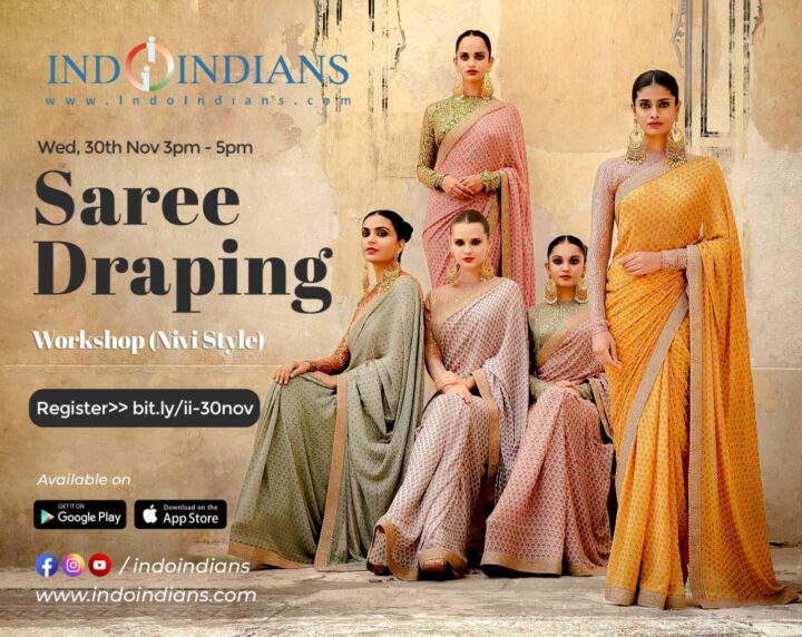 Indoindians Saree Draping Workshop - Indoindians.com