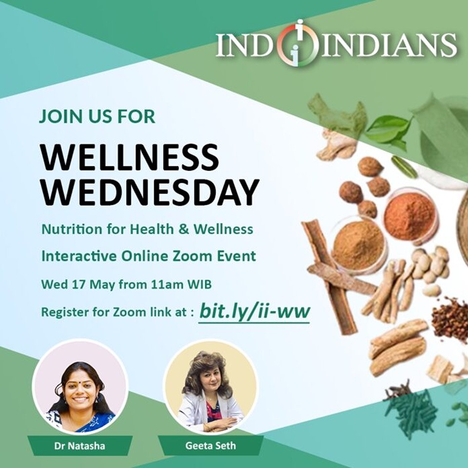 May Wellness Wednesday – Nutrition for Health & Wellbeing - Indoindians.com