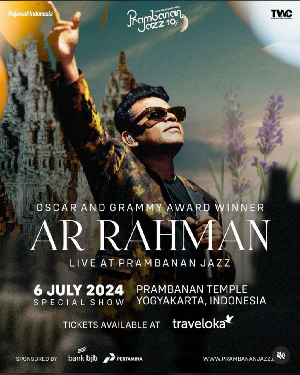 AR Rahman LIVE at Prambanan Jazz on July 6, 2024 - Indoindians.com