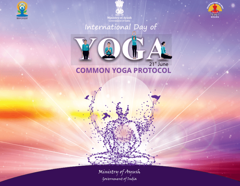 42 Yoga Poses of Common Yoga Protocol of International Day of Yoga ...