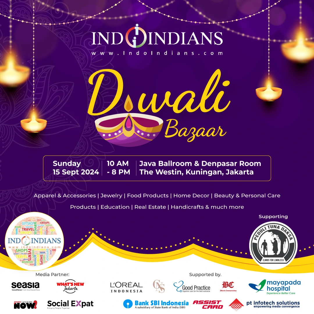 Announcement: The Upcoming Indoindians Diwali Bazaar 2024 in Jakarta ...