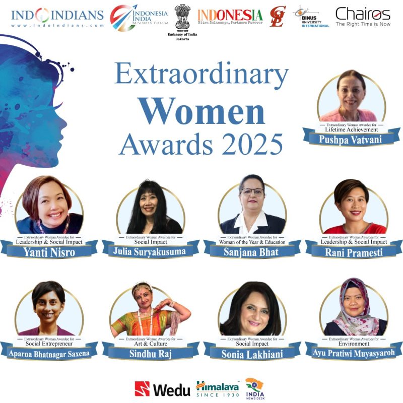 Indoindians Extraordinary Women Awardees 2025 - Indoindians.com