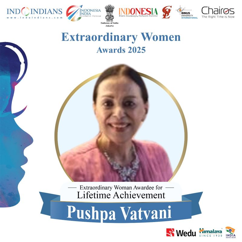 Extraordinary Woman Awards 2025 - Pushpa Thakurdas Vatvani for Lifetime ...