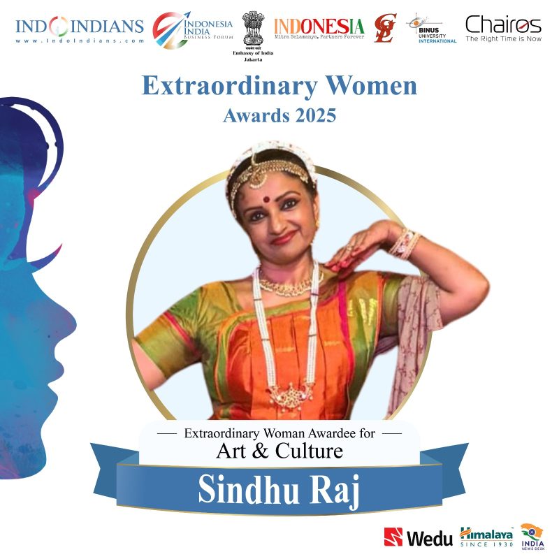 Extraordinary Woman Awards 2025 - Sindhu Raj for Art and Culture ...